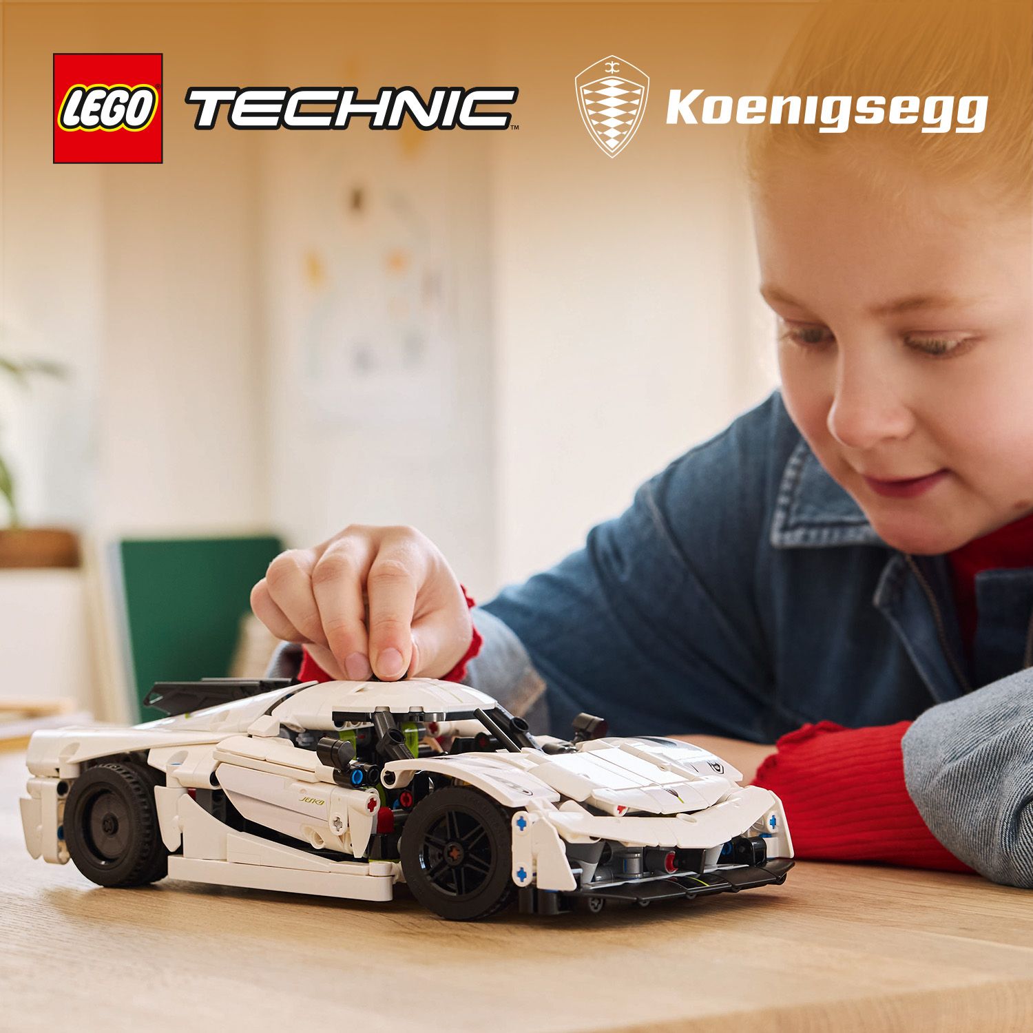 LEGO Technic 42184 Koenigsegg Jesko Absolut White Hypercar (801 Pieces ...