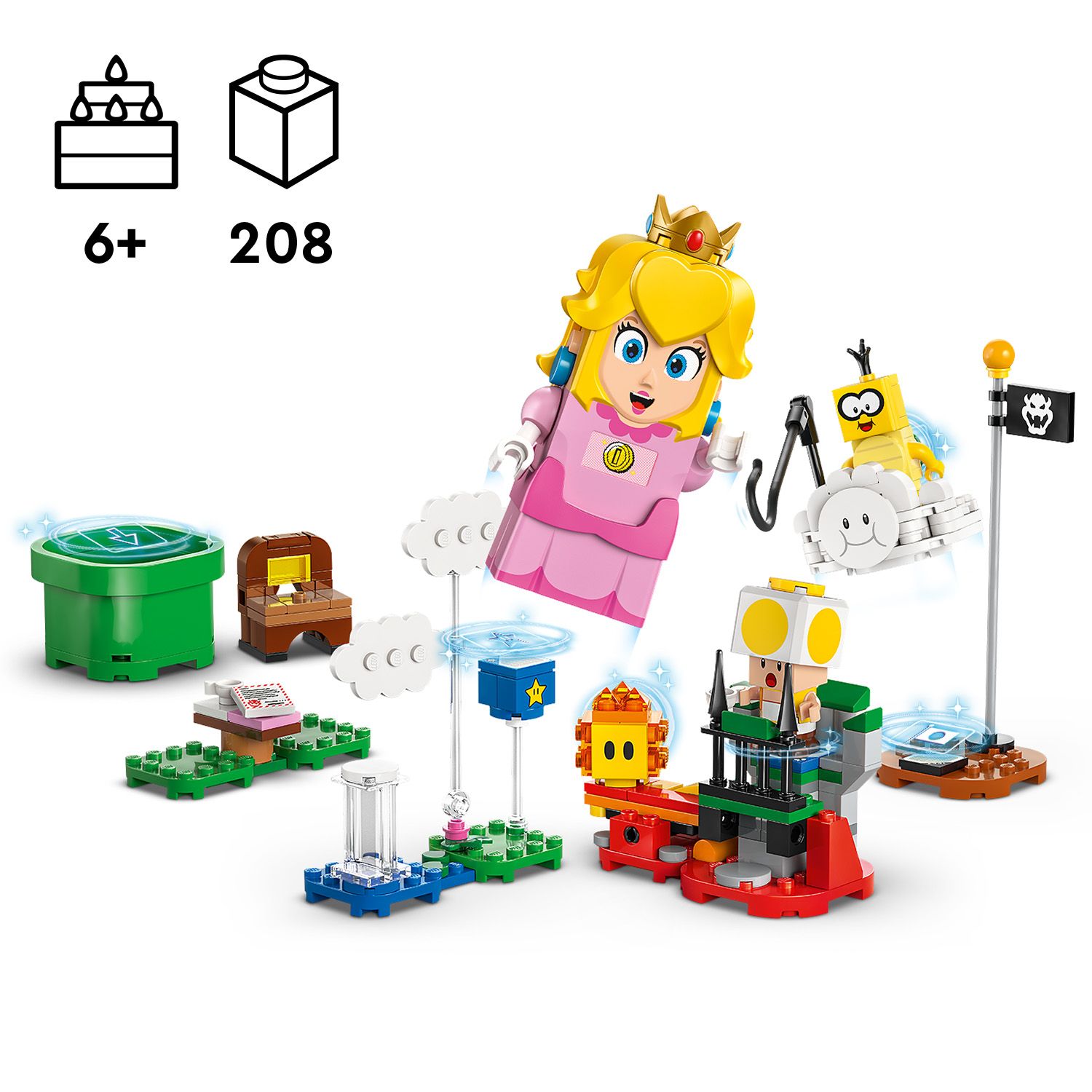 LEGO Super Mario 71441 Adventures with Interactive LEGO Peach (208 ...