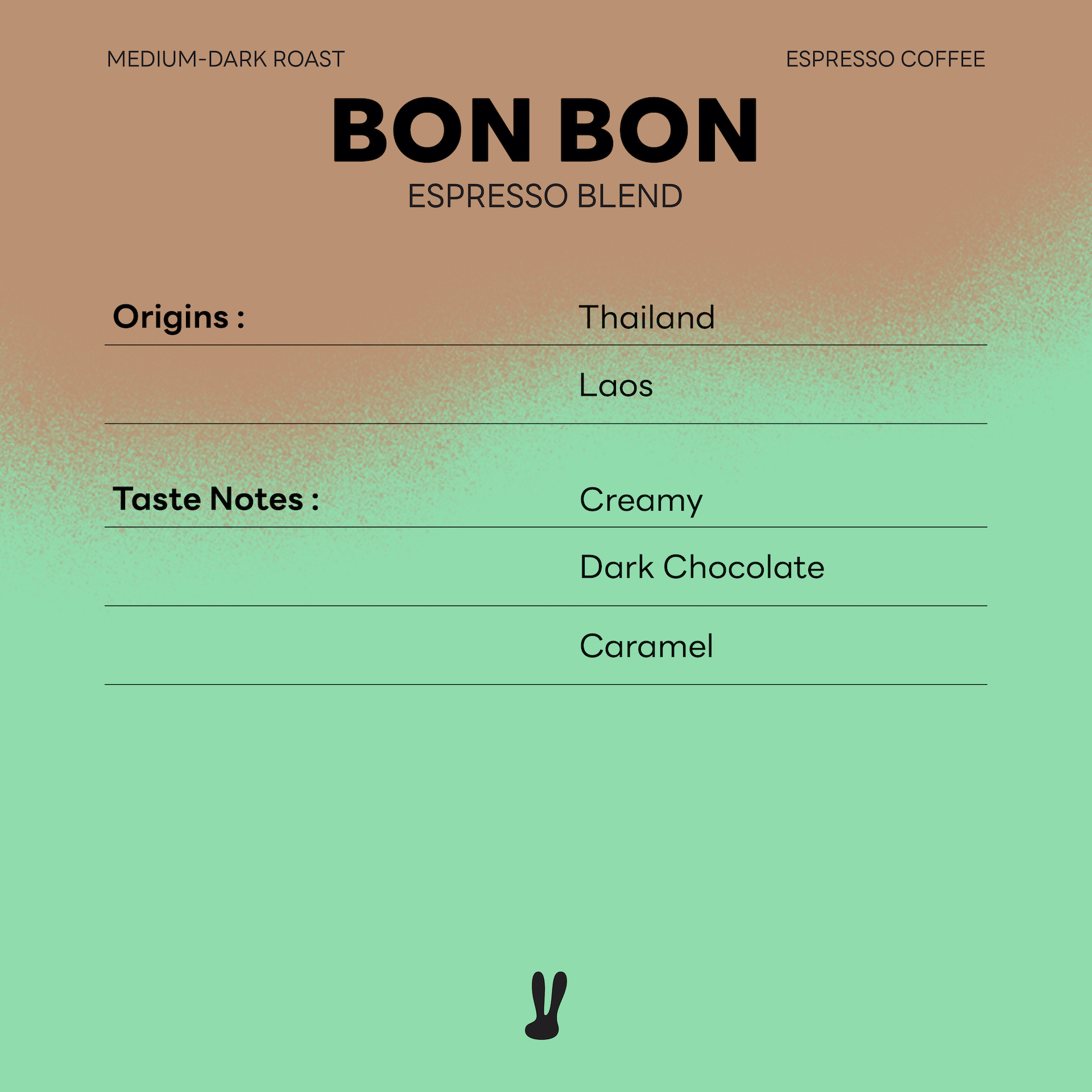 Bon Bon Espresso Blend | เมล็ดกาแฟคั่วกลางไปเข้ม | อาราบิก้า100% ...