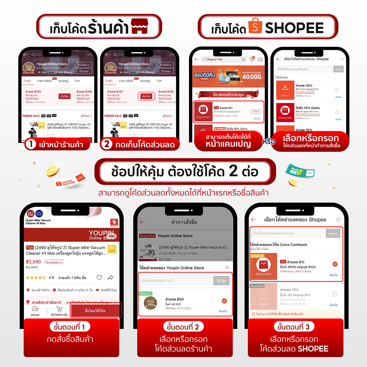 [ลดเหลือ 479] iSUPER ไส้กรอง HEPA สำหรับ Xiaomi Air Purifier Filter 2C ...