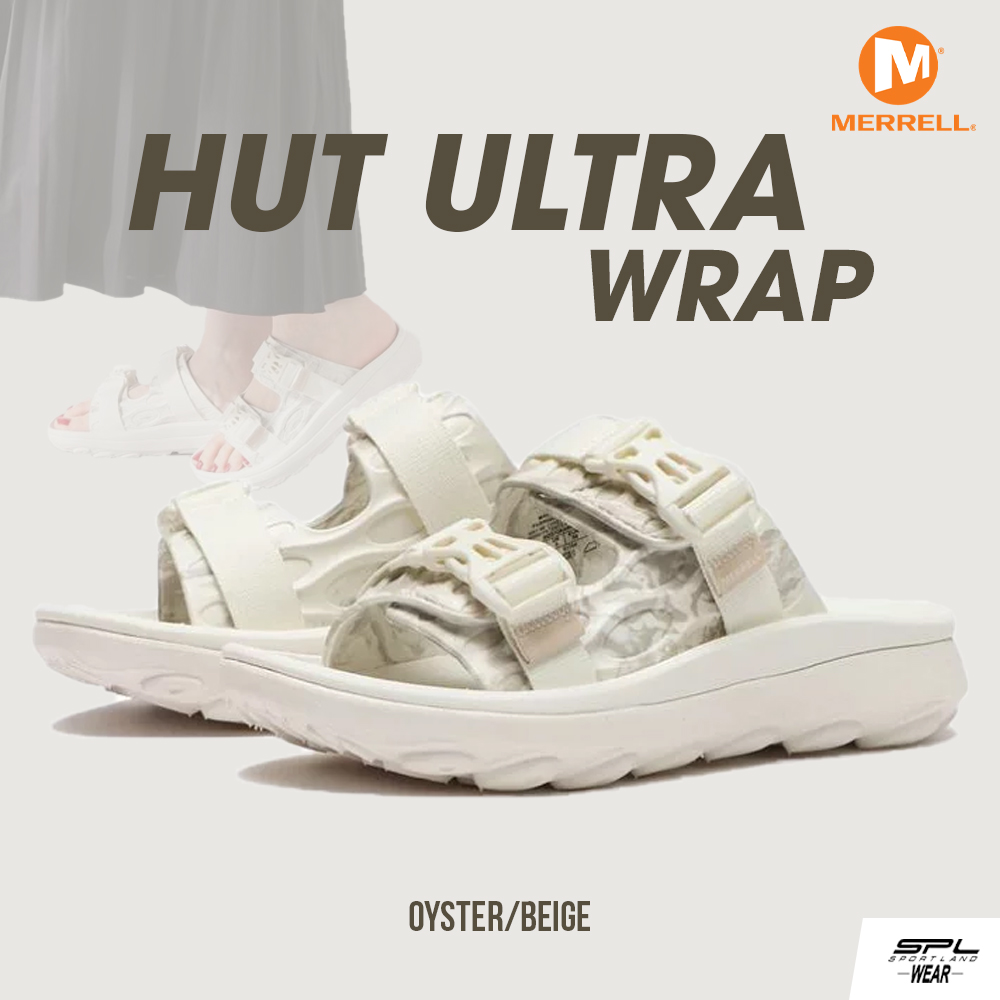 Merrell เมอเรล รองเท้าแตะ รองเท้าผู้หญิง W Hut Ultra Wrap J005896 (3190 ...