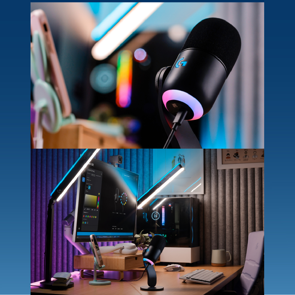 Logitech G Yeti GX Dynamic RGB Gaming Microphone with LIGHTSYNC ...