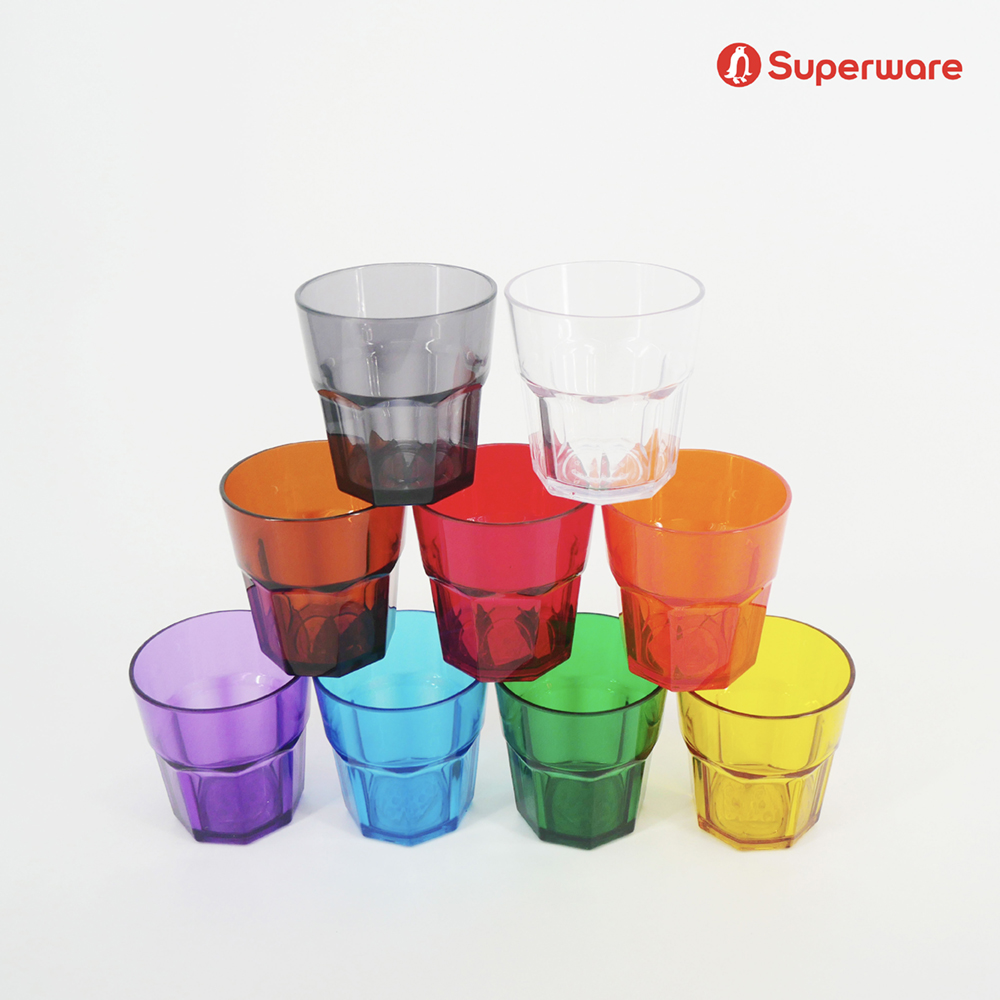 Srithai Superware แก้วน้ำ พลาสติก ถ้วยน้ำ สำหรับใส่เบียร์ เครื่องดื่ม ...