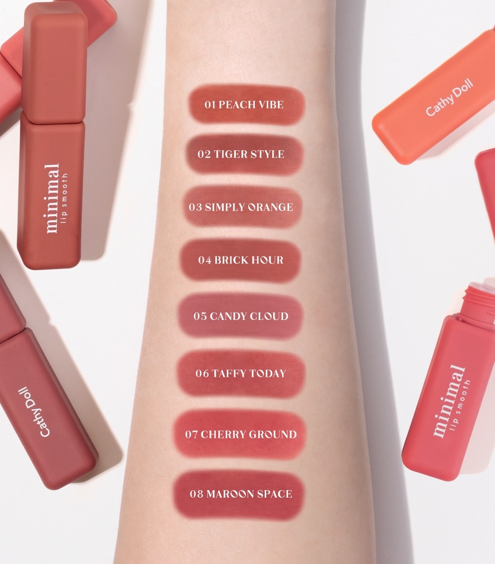 CATHYDOLL Minimal Lip Smooth No.04 Brick Hour (2.7g.) เคที่ดอลล์ ...