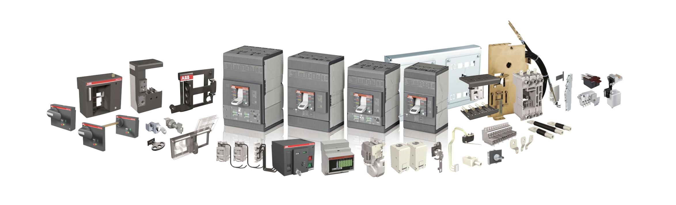 ABB ตัวล็อคกุญแจเบรกเกอร์ PLL XT1-XT4 Fixed lock with padlocks in open ...