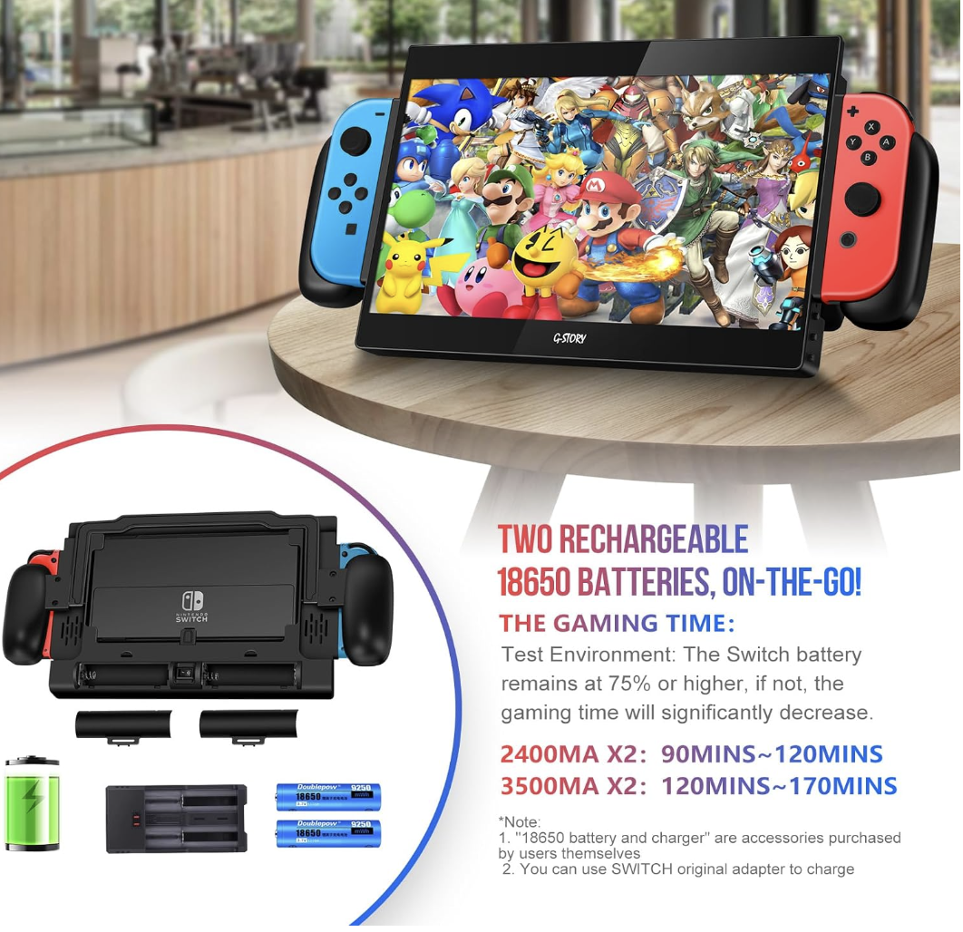 [พร้อมส่ง SW จอใหญ่คมชัด]Nintendo: Portable Monitor 10.1" FHD for ...
