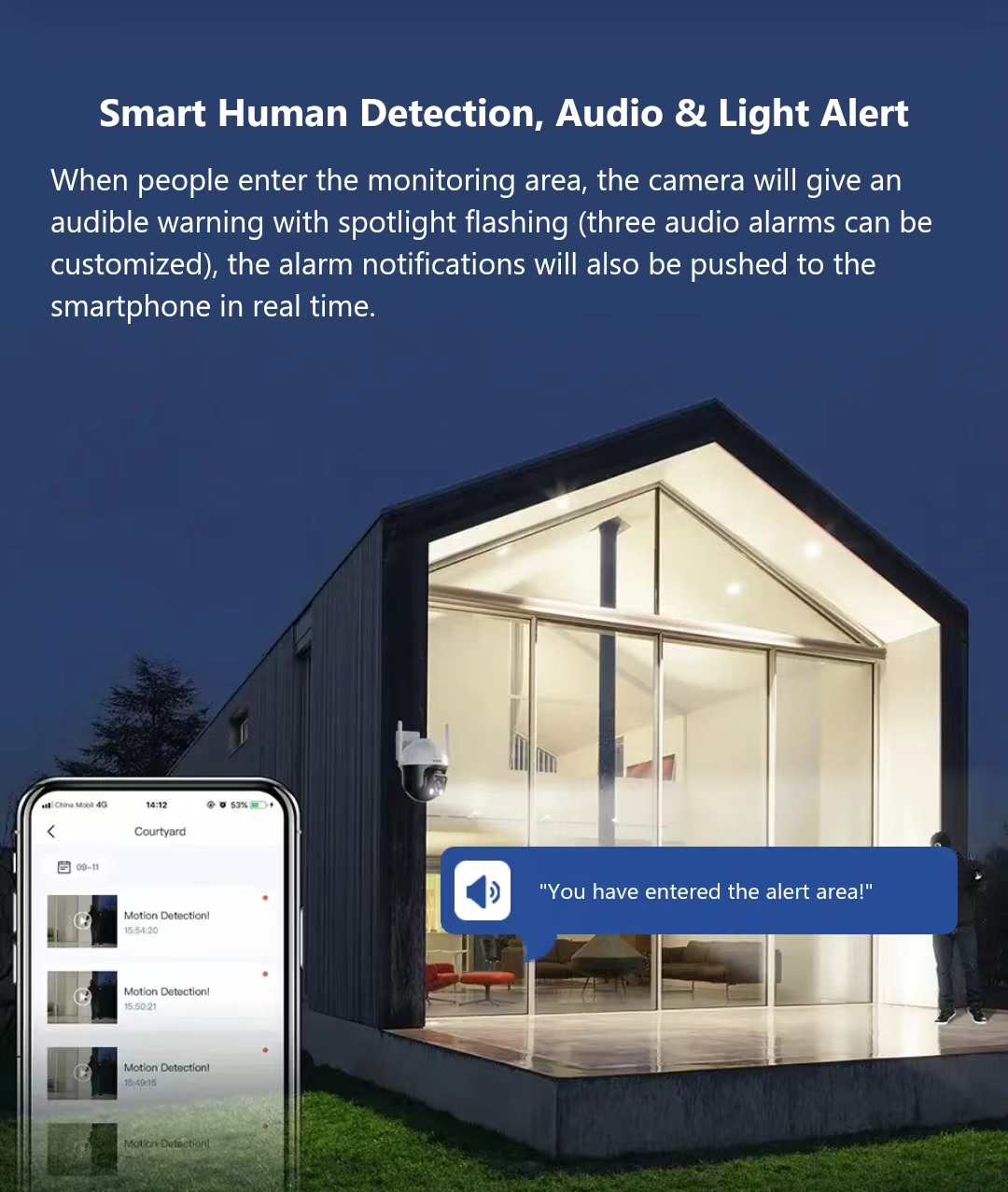 Tenda CH7 กล้องวงจร 4MP WiFi IP Camera Outdoor 2K กล้องไร้สาย Smart ...