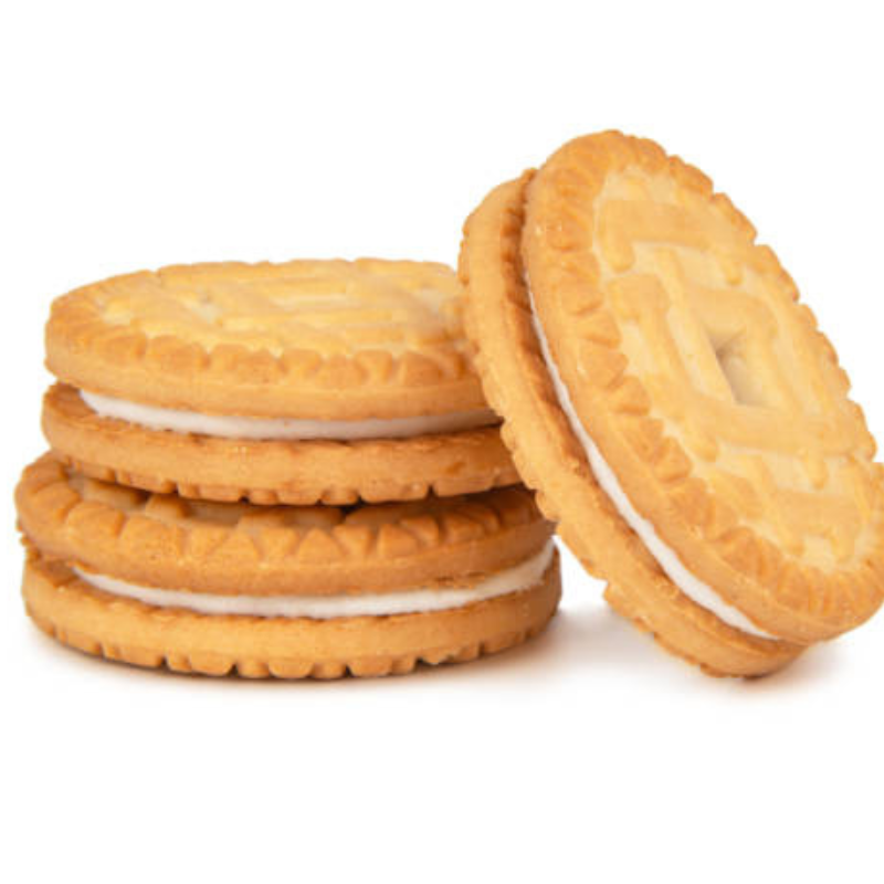 โรซี่ แครกเกอร์ ไส้ครีมรสนม 100 กรัม - Milk Cream Cracker 100g Rosy ...