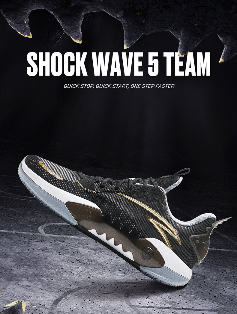 [ANTA x Kyrie Irving] Shock wave 5 TD Men Basketball Shoes 1124B1611 ...