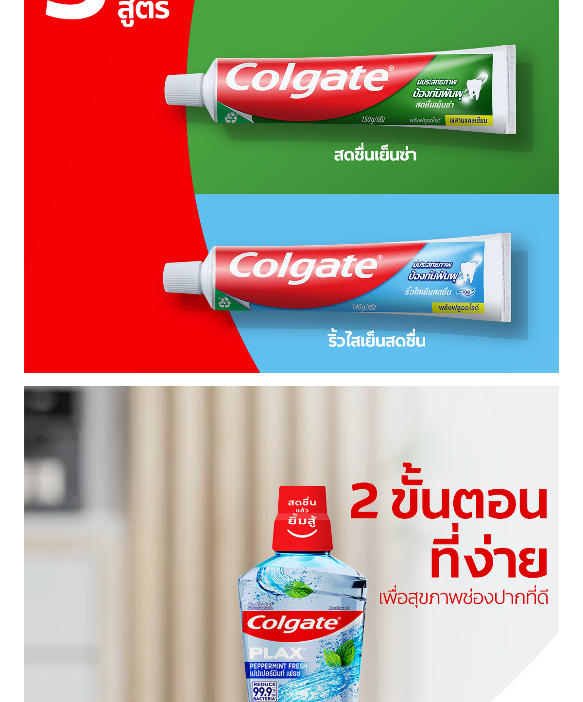 [มี 2 สูตรให้เลือก] ยาสีฟัน คอลเกต ป้องกันฟันผุ 100 กรัม Colgate ...