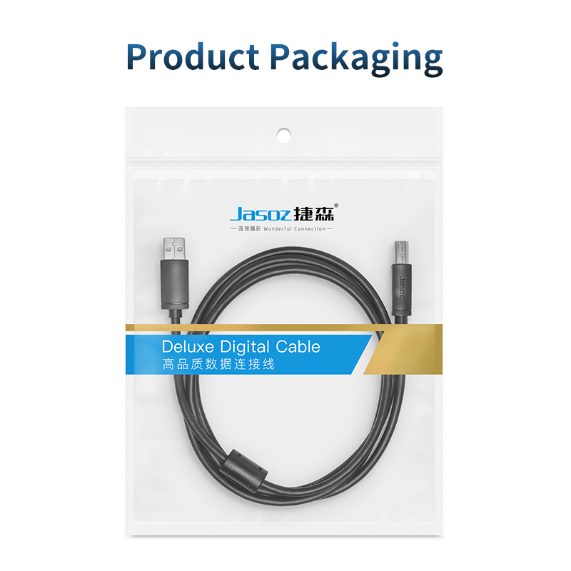 ⚡COD⚡Jasoz USB Printer Cable USB Type B Male to A USB 2.0 Cable for ...