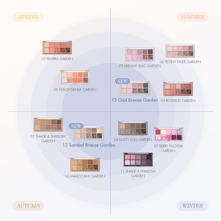[rom&nd official] rom&nd NEW Better Than Palette (11 colors) New Colors ...