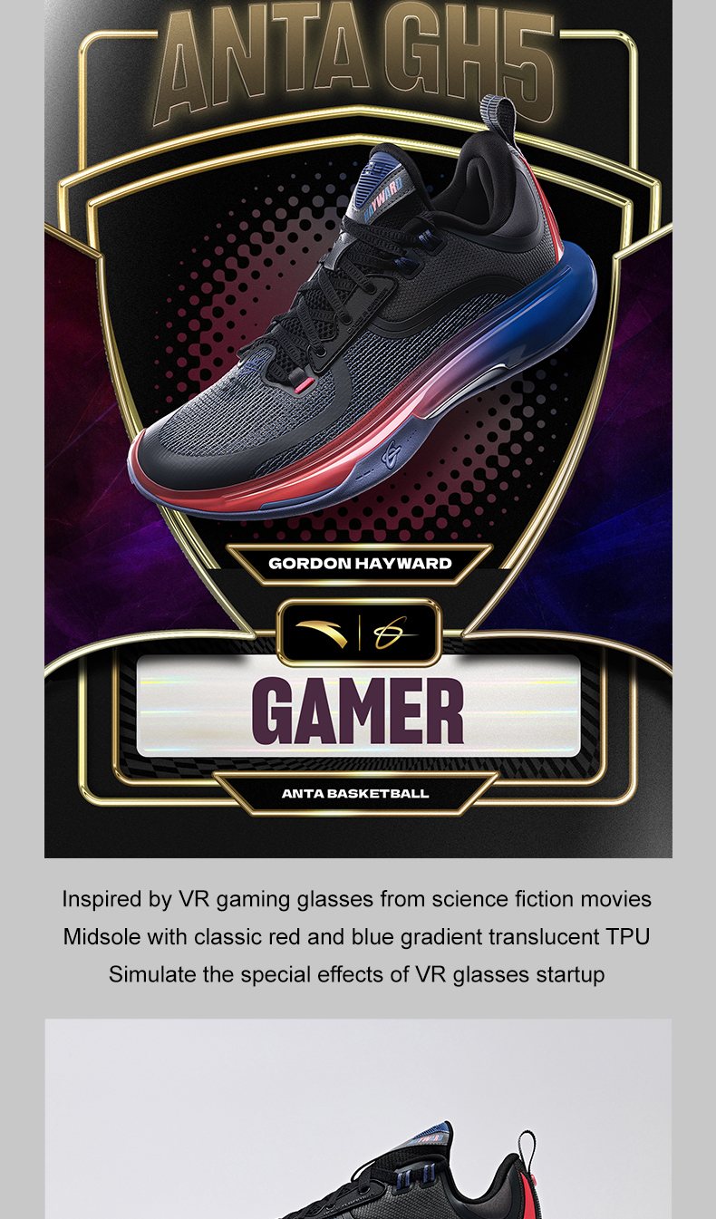 [ANTA x Gordon Hayward] GH5 Men Basketball Shoes Nitroedge Shoes ...