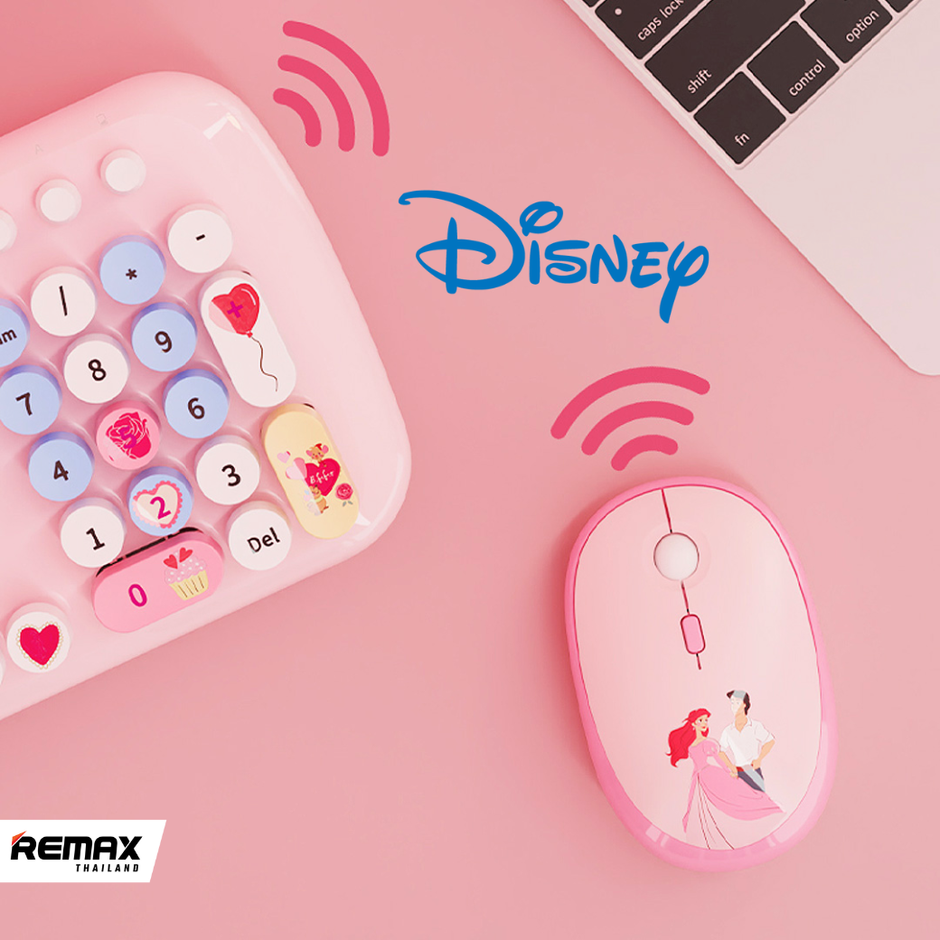 Disney Keyboard and Mouse set - ชุดเม้าส์ คีย์บอร์ดไร้สาย ลายการ์ตูน ดี ...