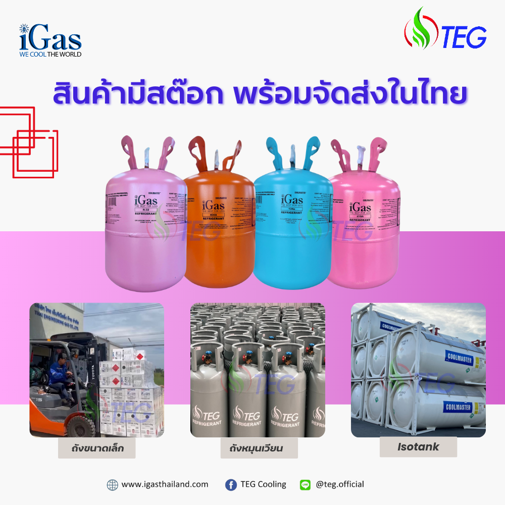 iGas Refrigerant R410A น้ำยาแอร์ R410A ยี่ห้อ iGas ขนาดบรรจุ 11.3 กก น้ำยาแอร์คุณภาพสูง | Shopee ...