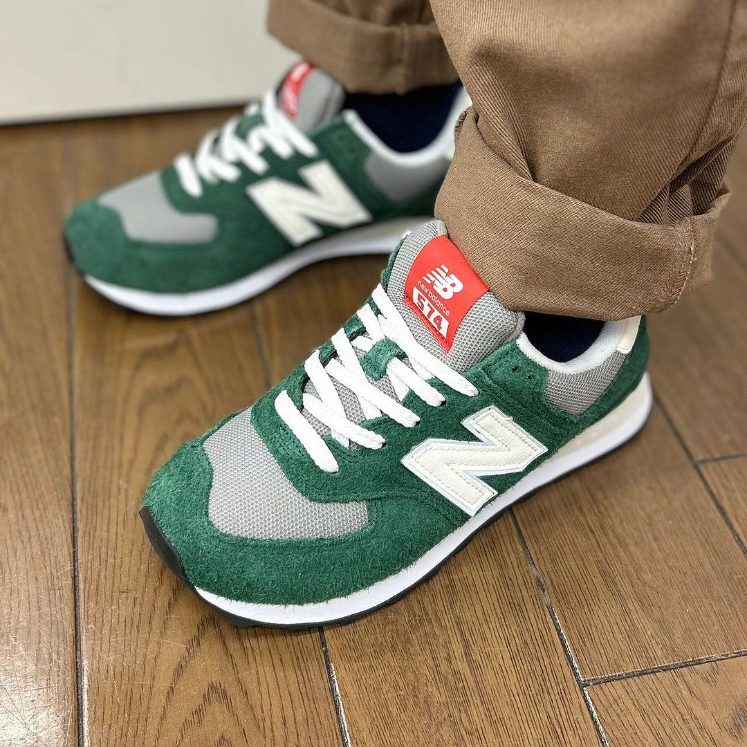 New Balance รองเท้าผ้าใบ รองเท้าลำลอง NB UX 574 Shadow Grey U574GWH ...