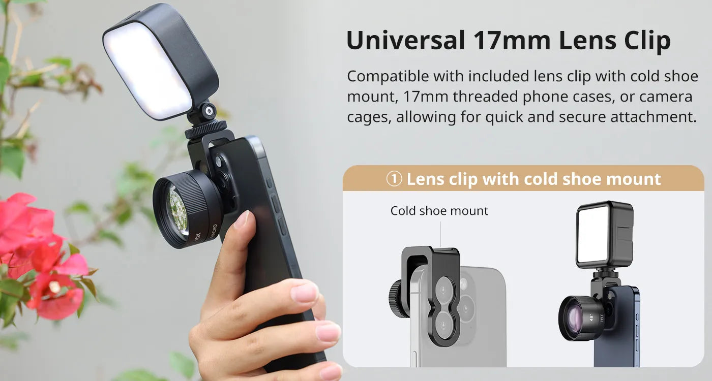 Ulanzi CL-003 Macro Lens 75mm เลนส์ซูมมือถือ ถ่ายระยะใกล้ 10X พร้อมคลิปหนีบและกระเป๋าใส่เลนส์ ...