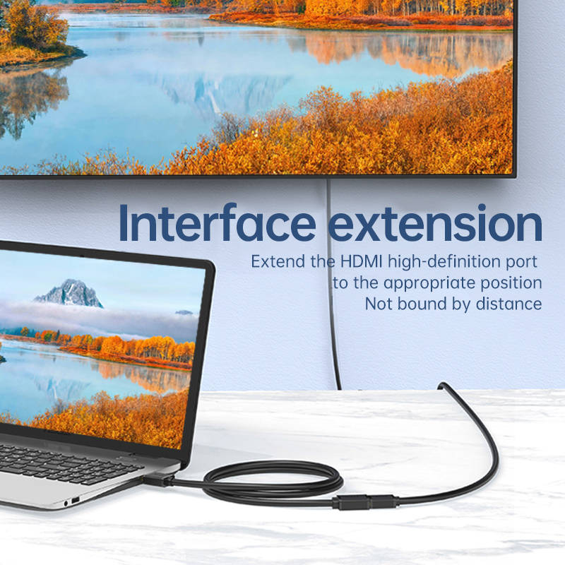 Seamwi สายเคเบิลต่อขยาย 4K HDMI Extension Cable Male to Female รองรับ ...