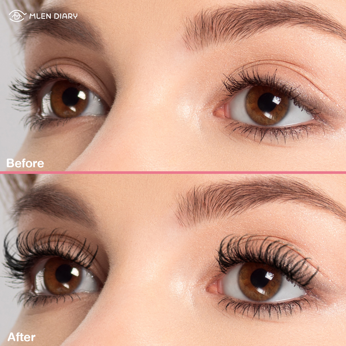 MLEN DIARY Lazy Lashes Series ขนตาปลอม สไตล์ธรรมชาติ นำกลับมาใช้ใหม่ได้ ...