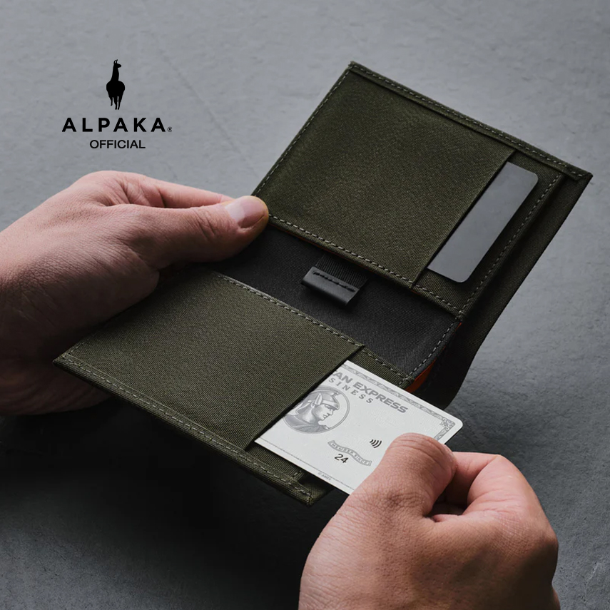 กระเป๋าสตางค์ Alpaka - ARK Bifold Cash Wallet Axoflux | Shopee Thailand
