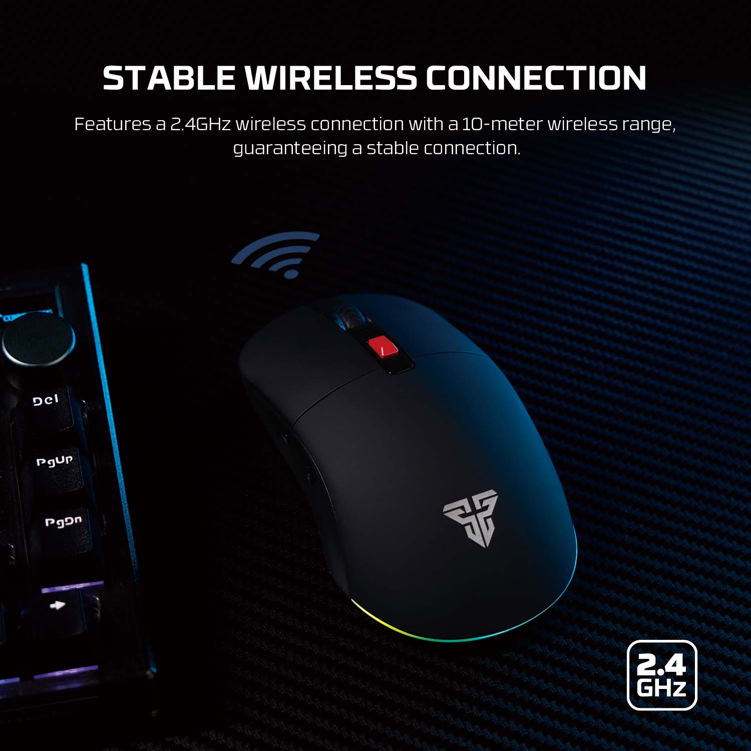 FANTECH WIRELESS MOUSE เมาส์เกมมิ่งไร้สาย Optical ความแม่นยำสูงปรับ DPI ...
