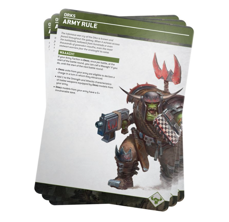 [GW พร้อมส่ง] WARHAMMER 40K: INDEX CARDS: ORKS การ์ดประกอบการเล่นเกมส์ | Shopee Thailand