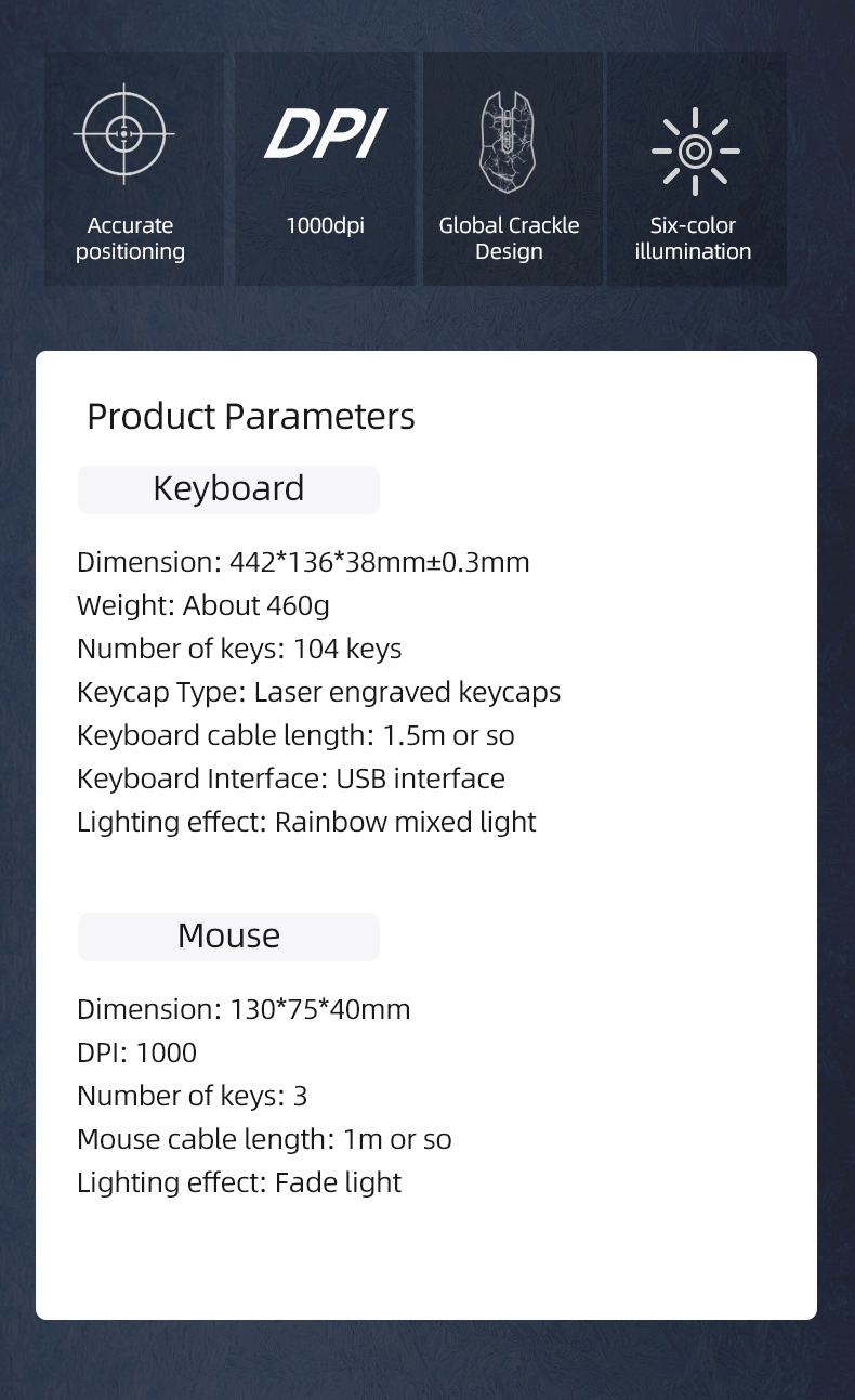 IPASON รุ่น V5PRO Keyboard Mouse Combo 104 Keys USB คีย์บอร์ด แป้นพิมพ์ ...