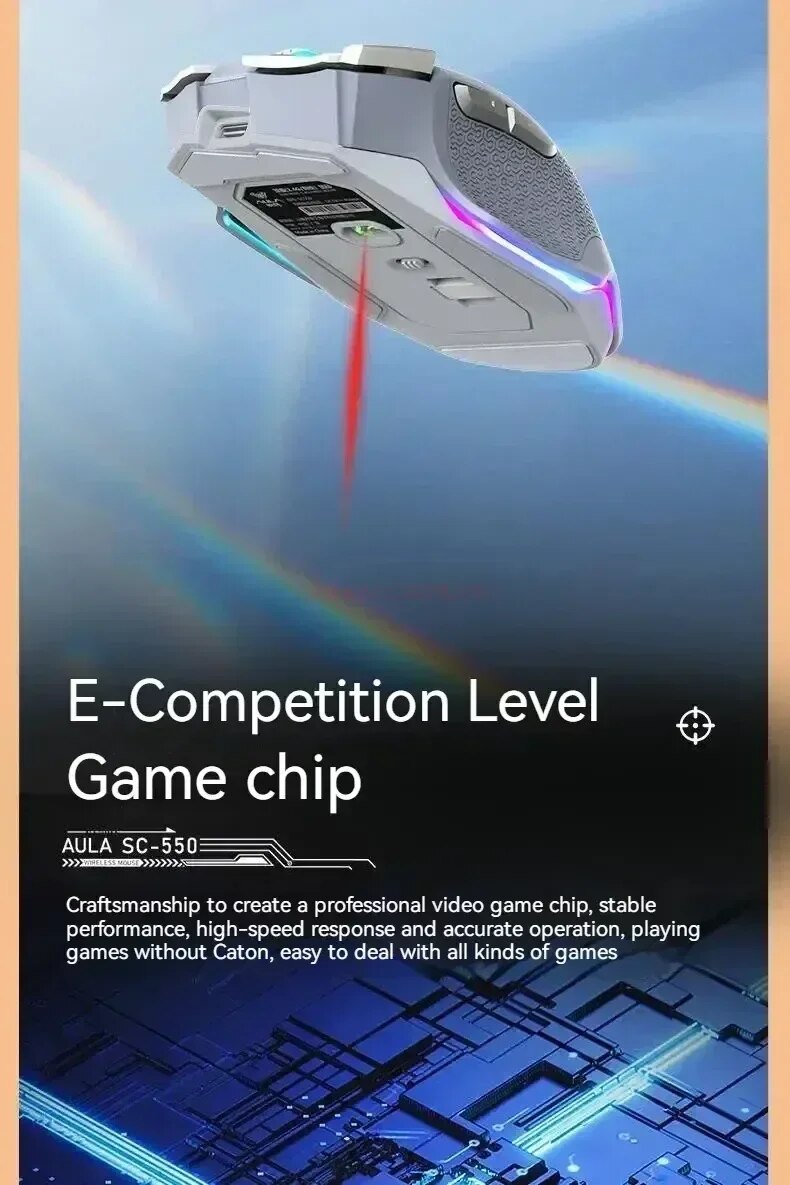เมาส์ไร้สาย - AULA SC550 - Wireless Mouse Macro รับประกัน 2 ปี | Shopee ...