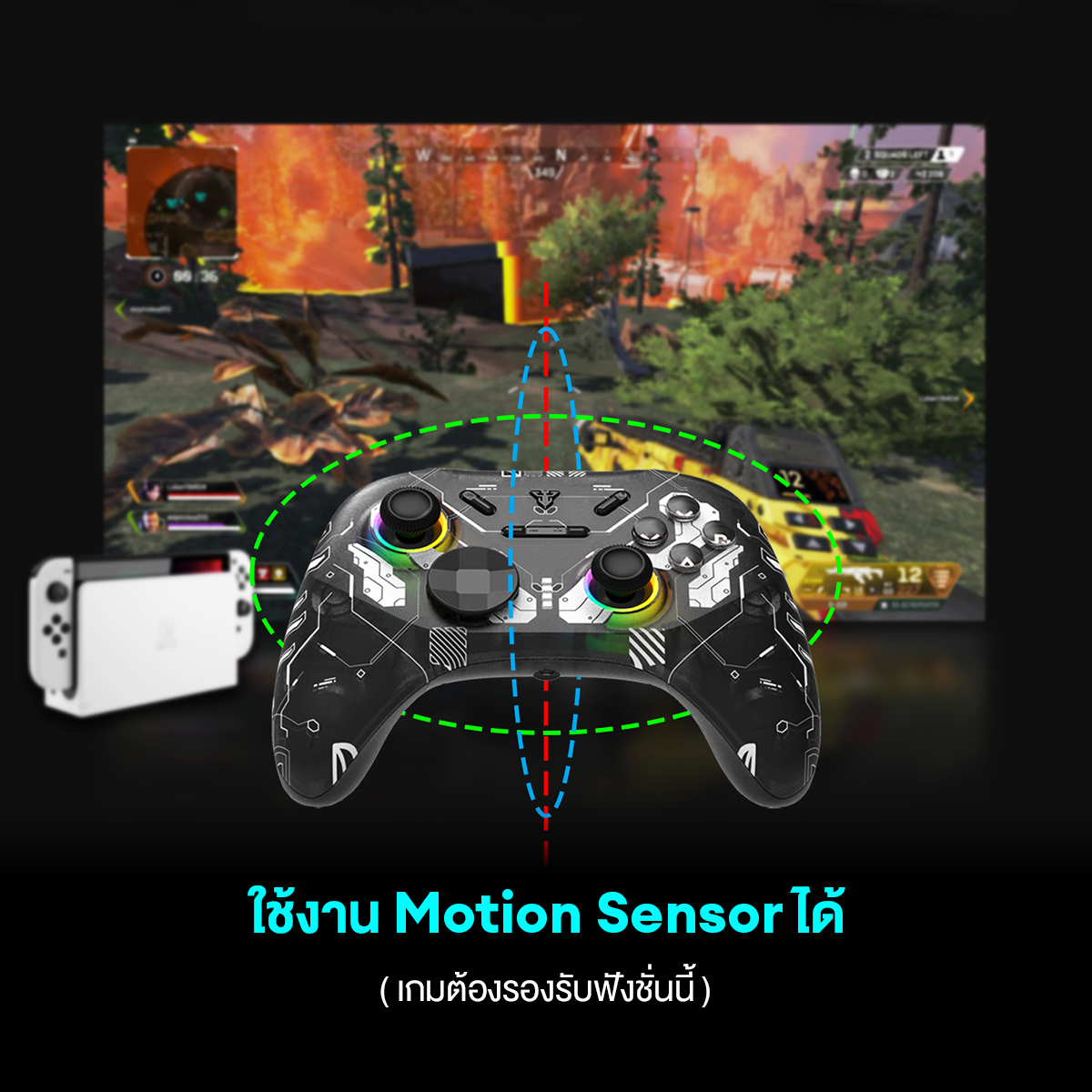 FANTECH WGP15 Wireless gaming controller จอยเกมมิ่งไร้สาย / bluetooth รองรับ PC, PS3, Android ...