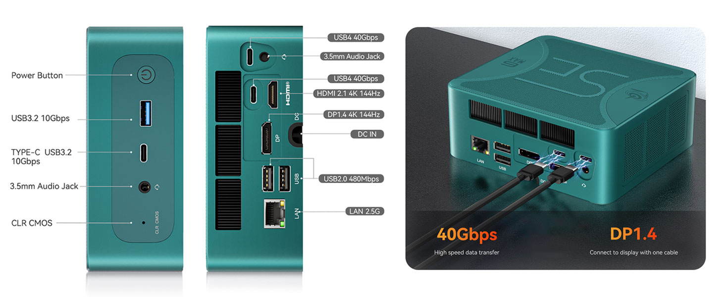 [Official ศูนย์ไทย] Beelink SER6 Max 6900HX Ryzen9 + RAM 32GB Storage 1 ...