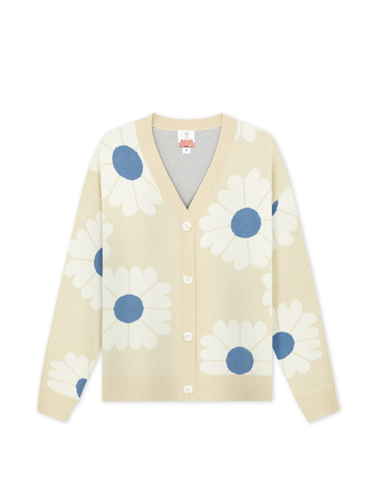 AIIZ (เอ ทู แซด) - เสื้อคาร์ดิแกนผู้หญิง ผ้าทอลาย Women's Jacquard ...