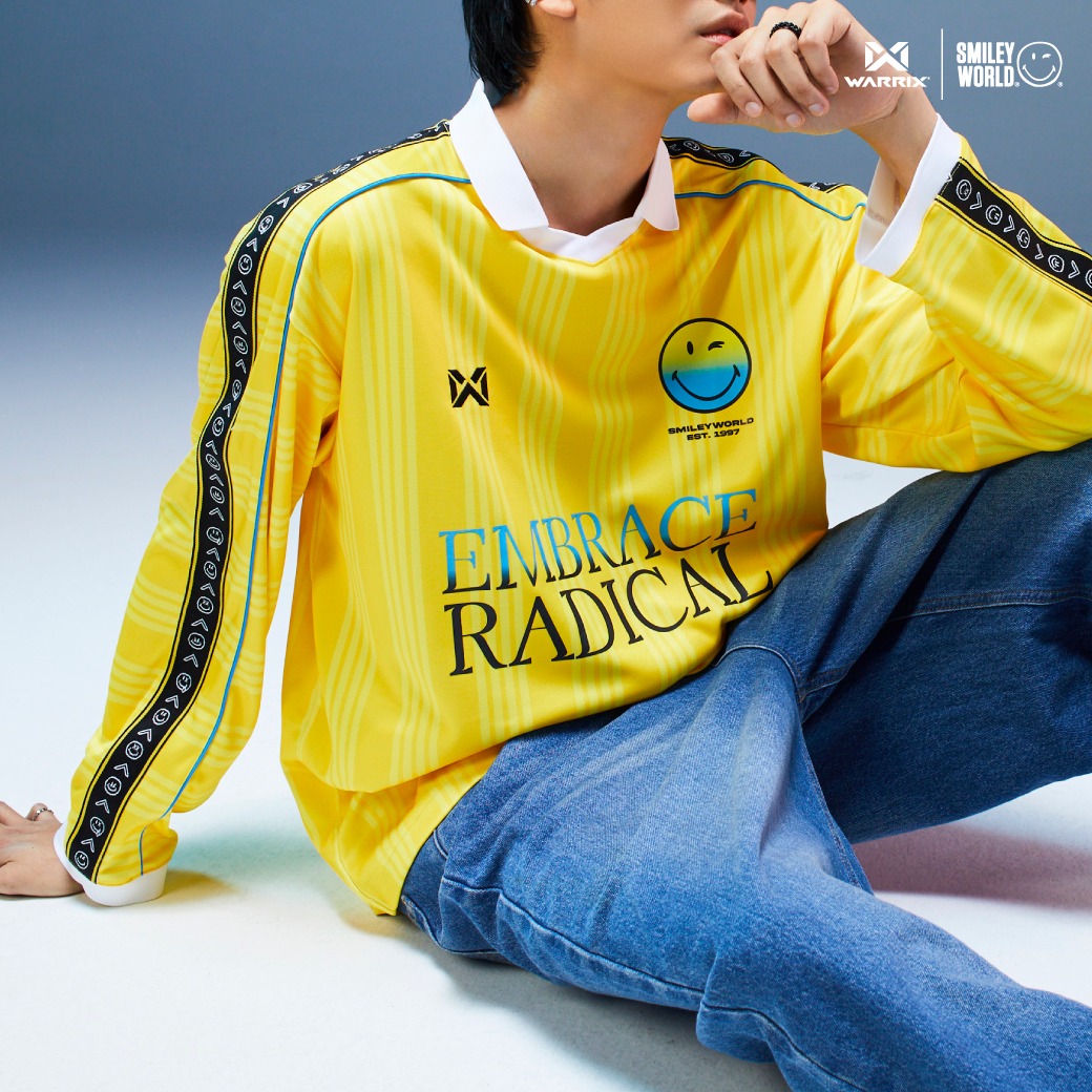 WARRIX เสื้อฟุตบอล Football Jersey Long Sleeve Smiley World Collection ...