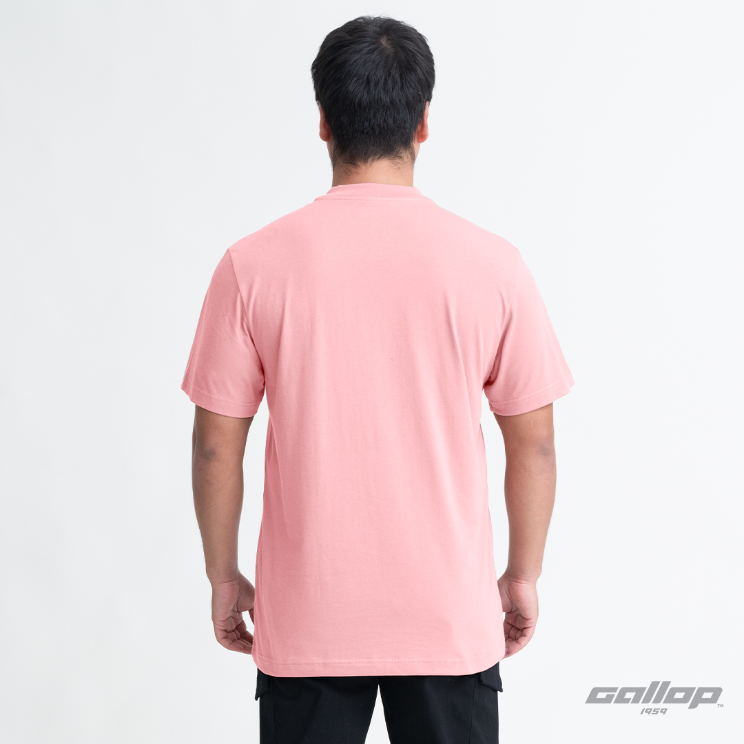 GALLOP : เสื้อยืดคอกระดุม T-SHIRT (Henley neck) รุ่น GT9151 สี Light ...