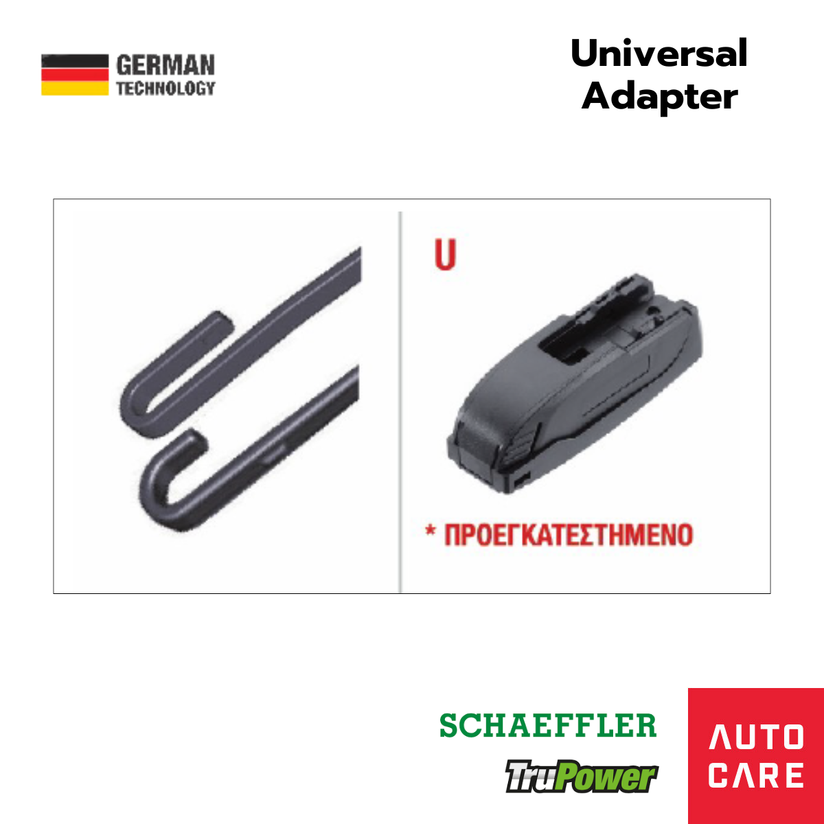 ใบปัดน้ำฝน Schaeffler TruPower Premium Plus รุ่นมีโครง ขนาด 12"- 26" (1 ...