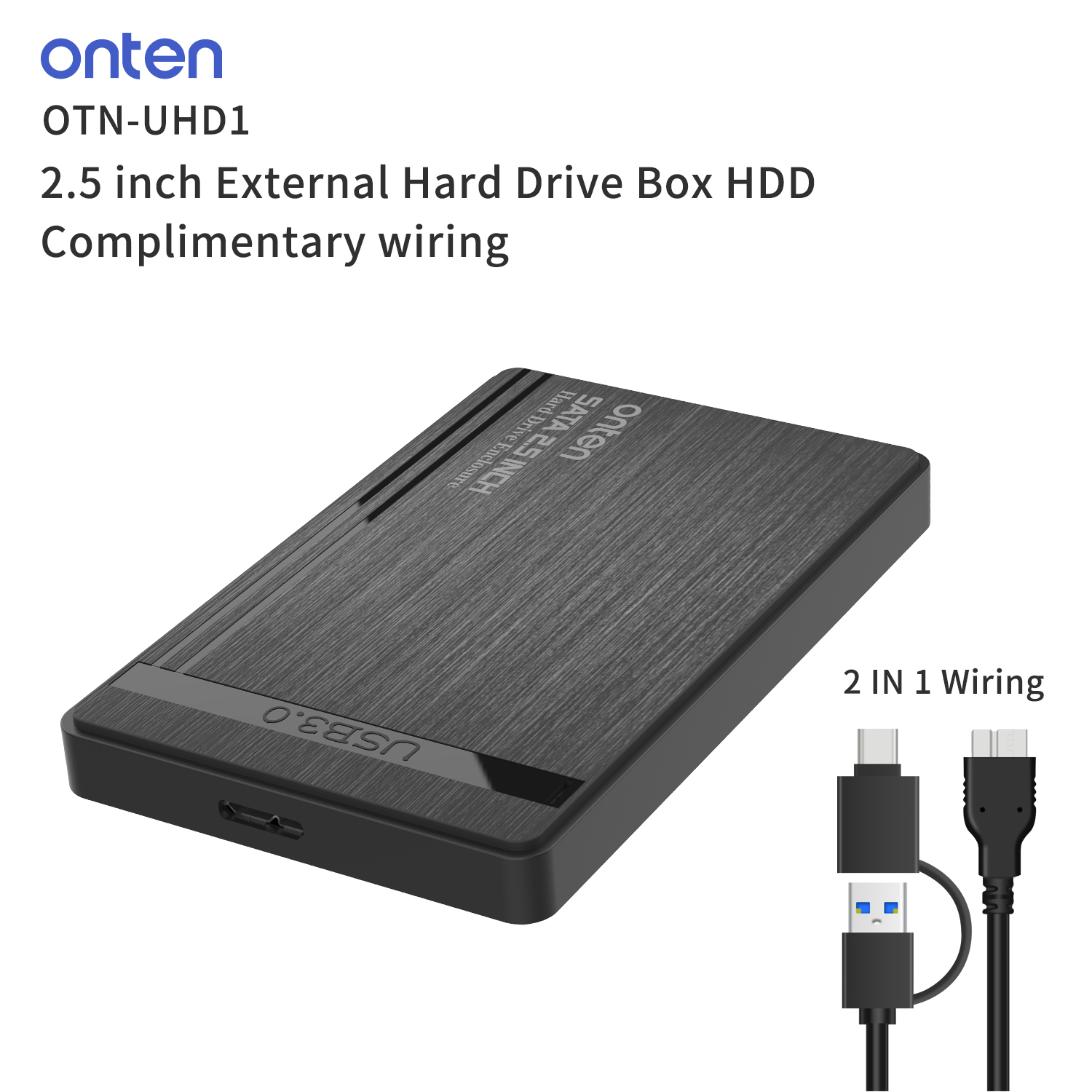Onten UHD1 Enclosure 2.5 SATA กล่องอ่าน SSD ขนาด 2.5" USB3.0 | Shopee ...