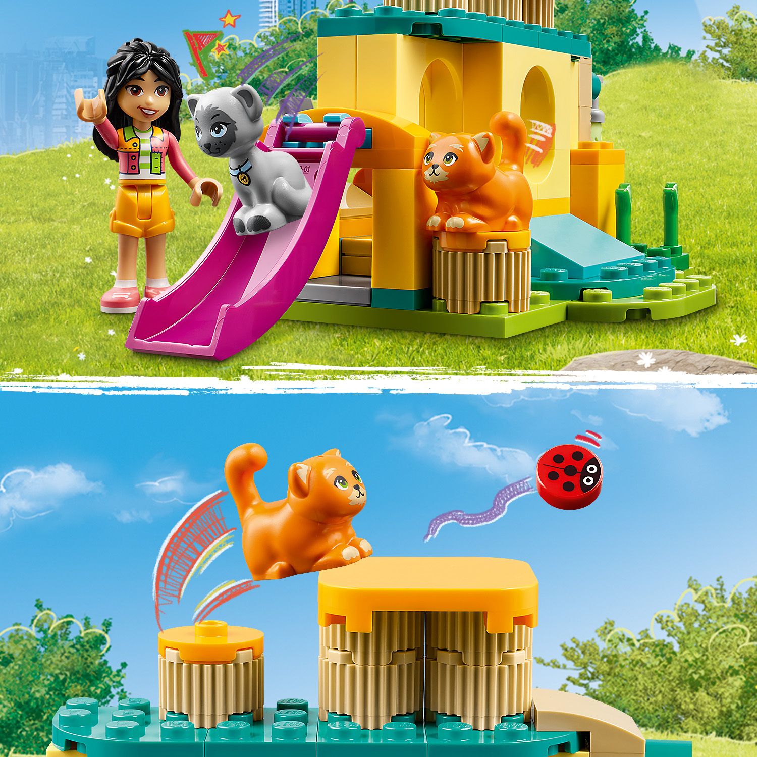 LEGO Friends 42612 Cat Playground Adventure Set (87 Pieces) | Shopee ...