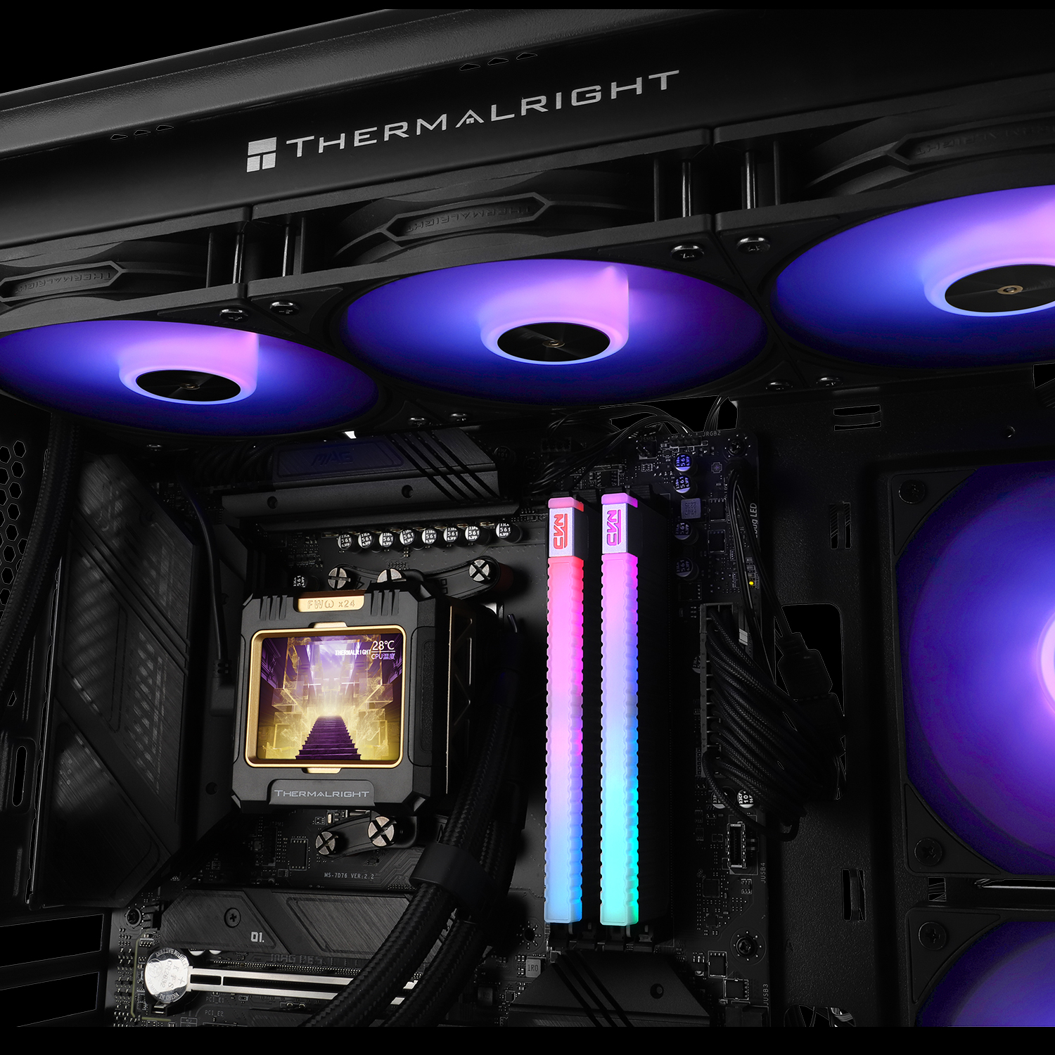 ชุดน้ำระบบปิด ThermalRight Liquid Cooler Frozen Warframe 360 Argb (ไม่ ...