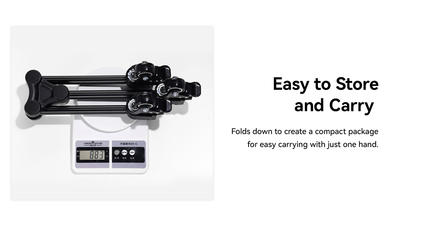 Ulanzi AT02 Portable Tripod Dolly Baseplate ฐานล้อเลื่อน 3 ขา ใช้กับขา ...