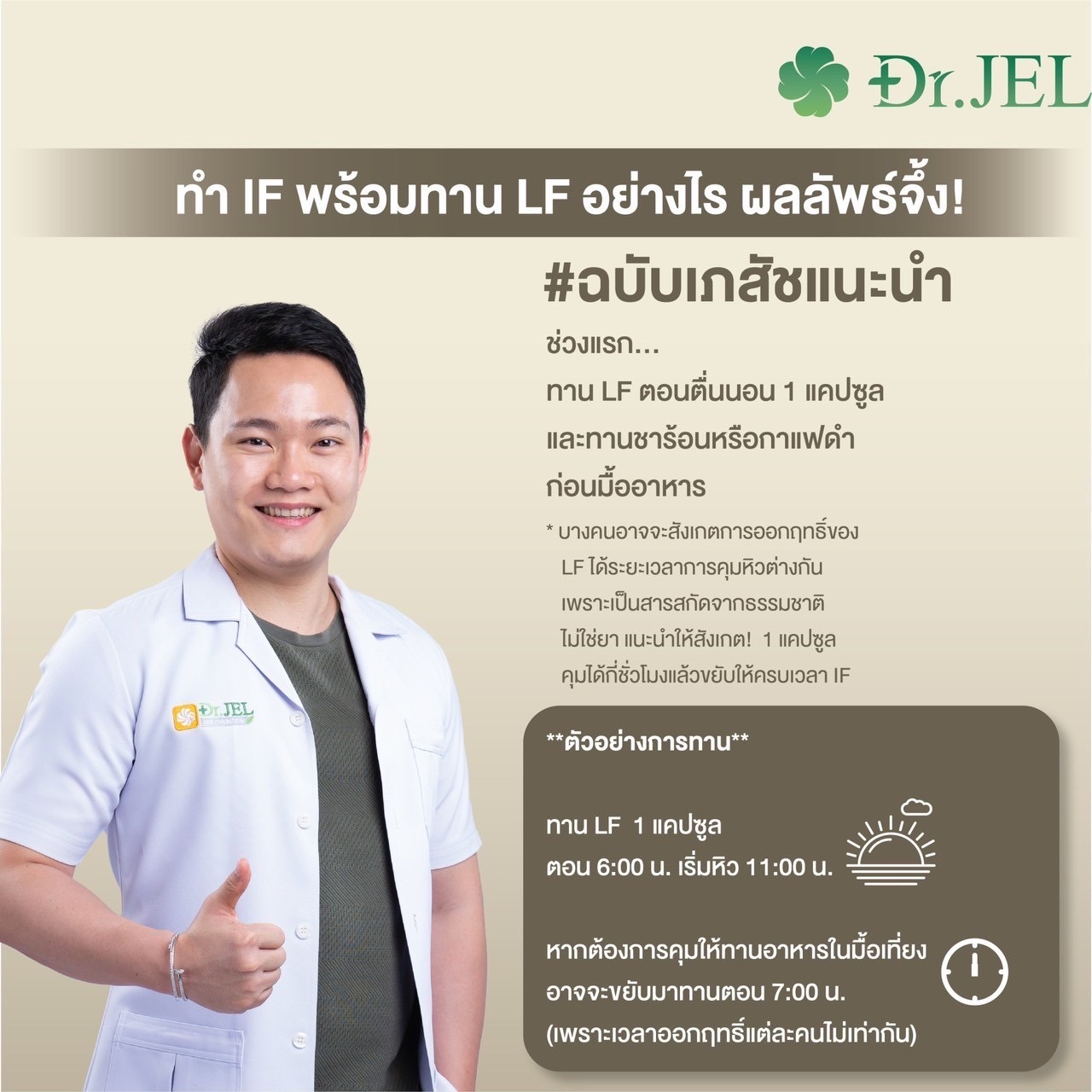 [ไลฟ์ลดเพิ่ม 100.-] 1 กล่อง Dr.Jel LF Lean Fast & Longevity Fit แอลเอฟ ด็อกเตอร์เจล คุมหิว อิ่ม ...