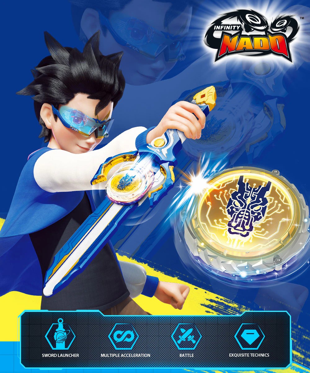 Infinity Nado 6 Split Series - Sacred Shield Double นาโด้ดาบลูกข่างรุ่น ...