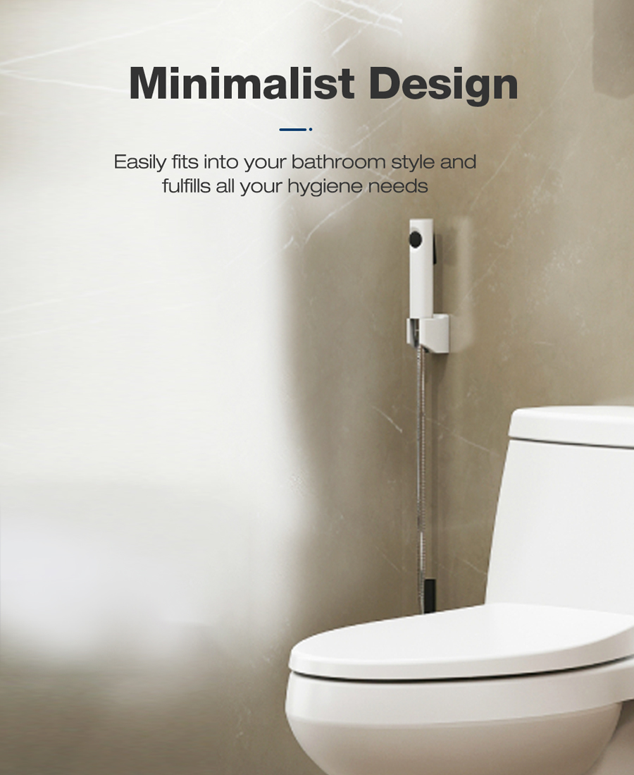 KOHLER Cuff hygiene spray w/hose and fixed wall bracket สายฉีดชำระ สี ...