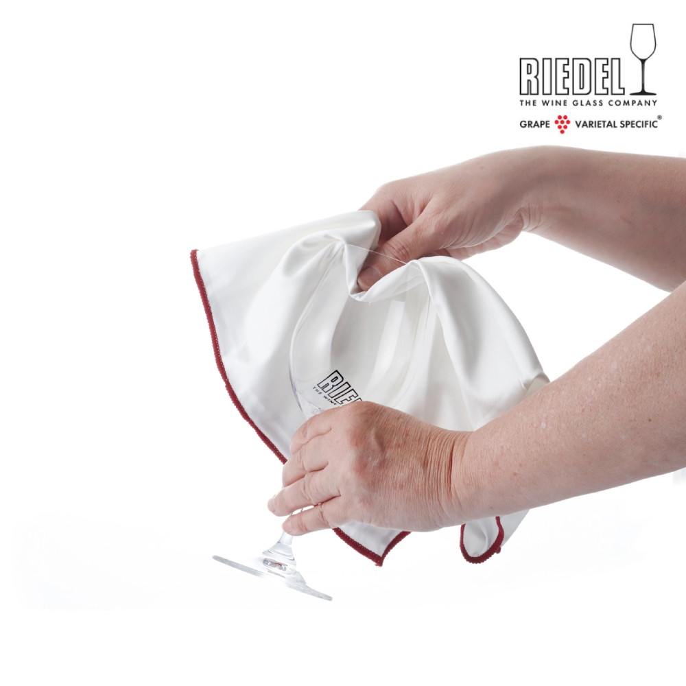 Riedel Microfiber Polishing Cloth ผ้าไมโครไฟเบอร์ทำความสะอาดแก้วไวน์และ ...