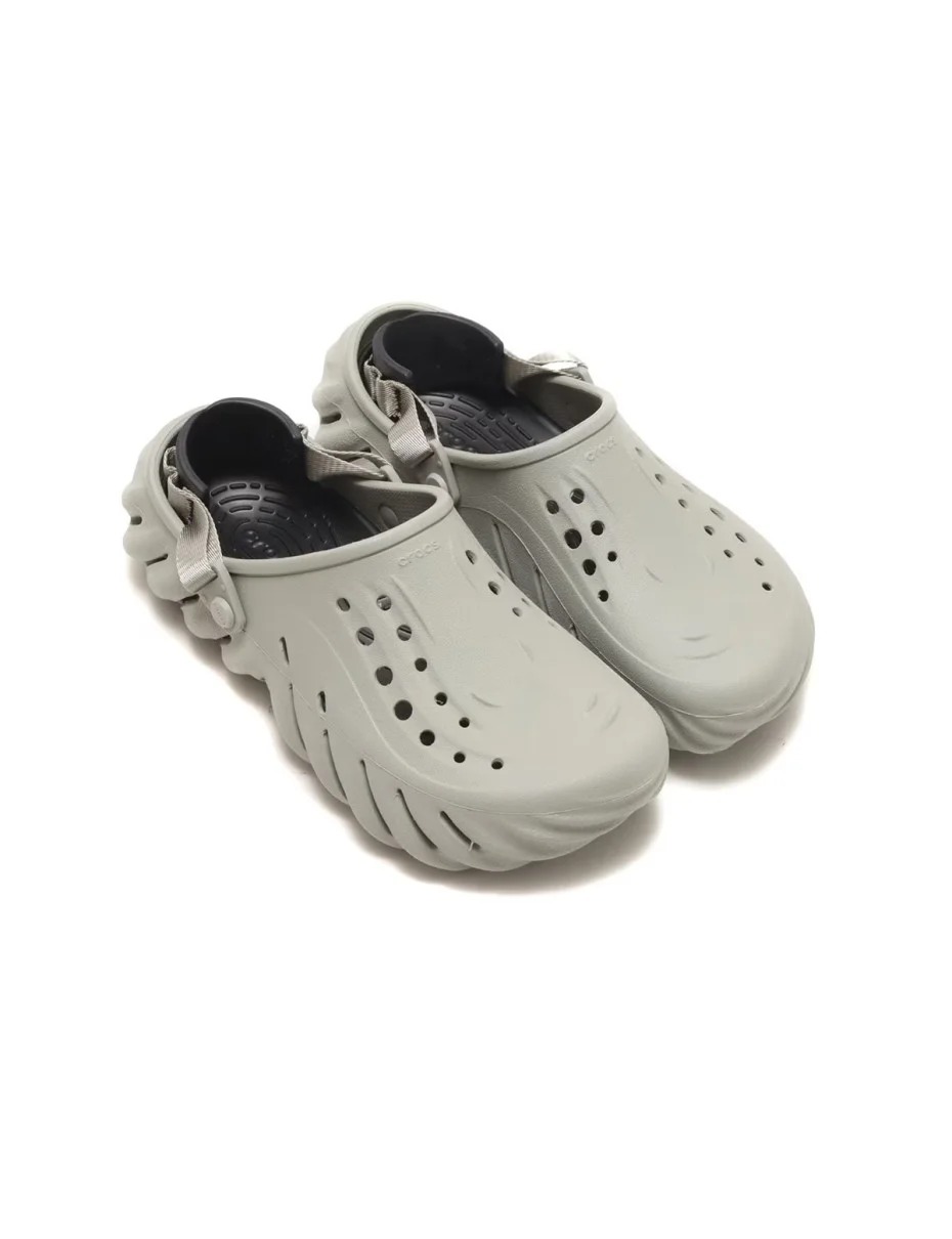 CROCS 207937-1LM U ECHO CLOG EPT GREY | Shopee Thailand