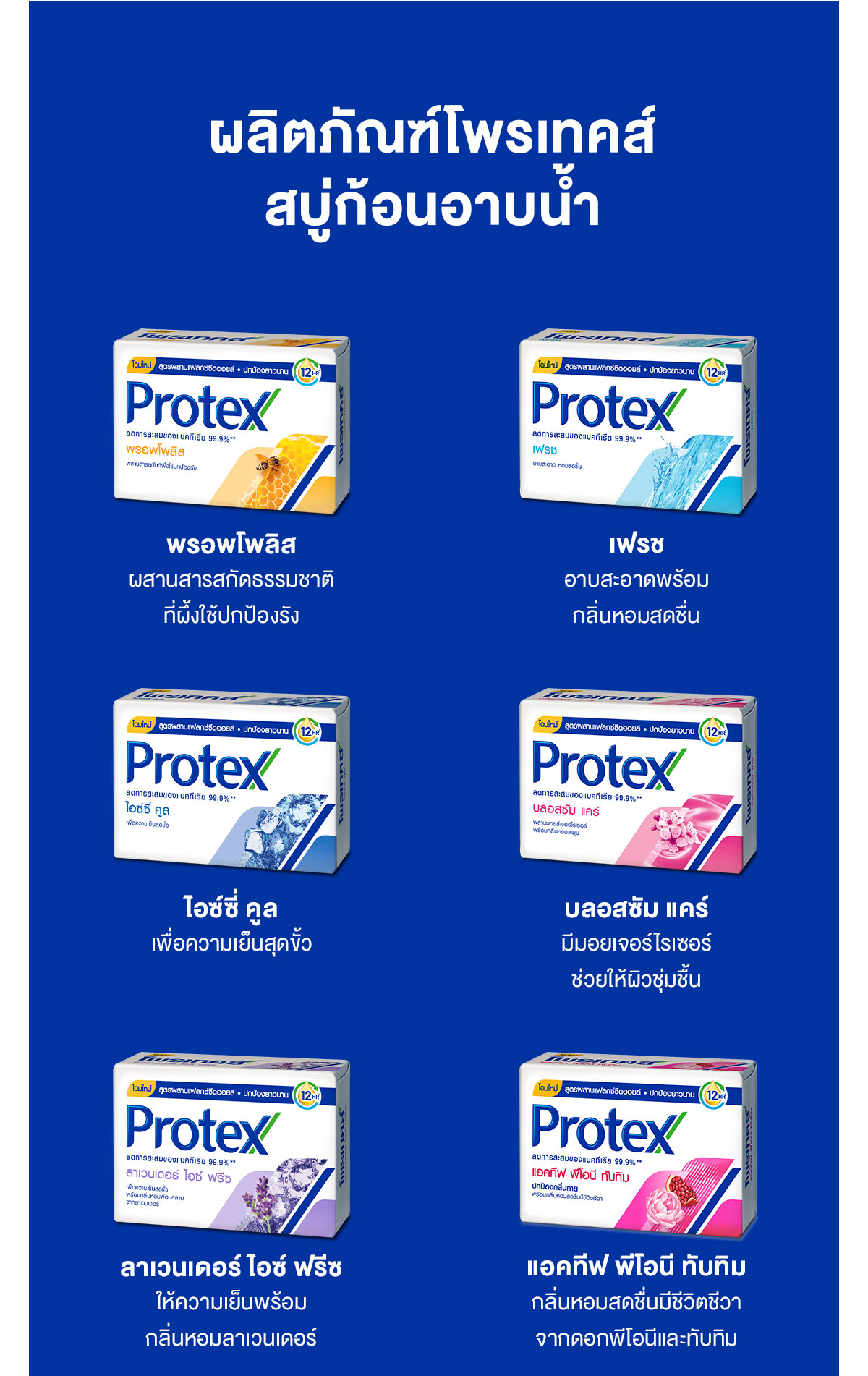 สบู่ก้อนโพรเทคส์ แอคทีฟ พีโอนี ทับทิม 60 กรัม x4 Protex Bar Soap Active Peony & Pomegranate 60g ...