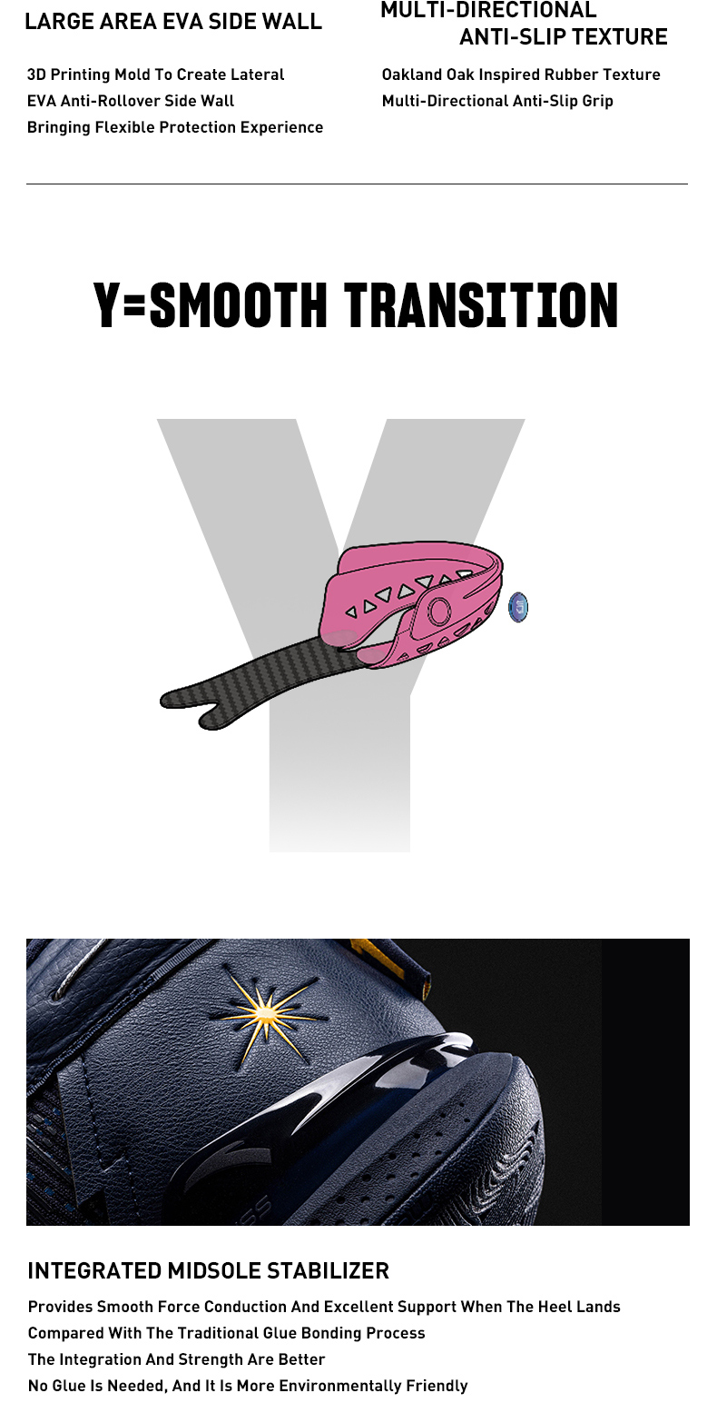 ANTA KT9 Klay Thompson รองเท้าบาสเกตบอลผู้ชาย Nitroedge รองเท้าบาสเก็ต ...