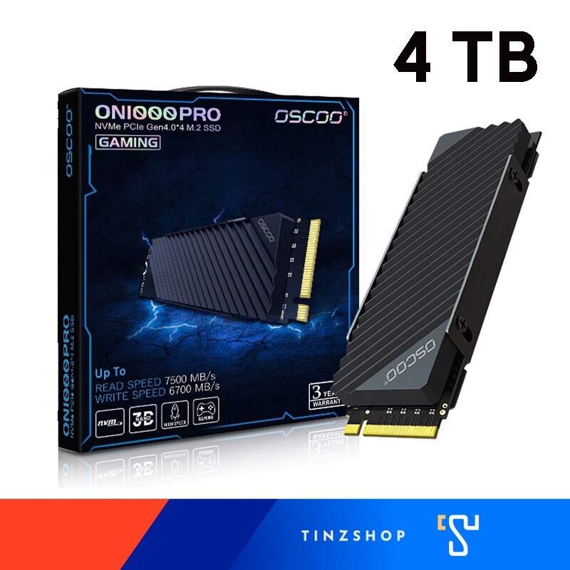 Tinzshop OSCOO : SSD for Gaming PS5 Read Speed สูง 7500 MB/s และ Write Speed 6700 MB/s คุณภาพดี ...