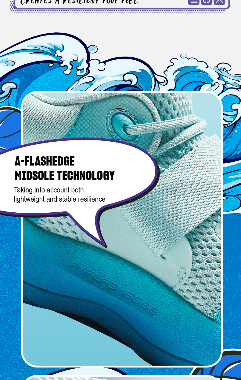 ANTA KT Splash 6 Lite รองเท้าบาสเก็ตบอลผู้ชาย A-FlashEdge Sport Shoes ...