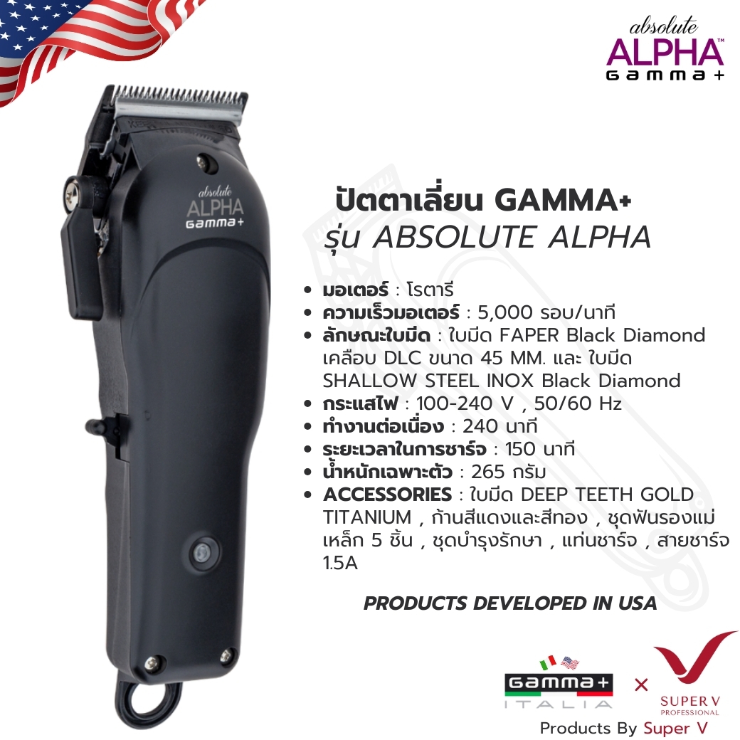 ปัตตาเลี่ยน CLIPPER GAMMA+ ABSOLUTE ALPHA นำเข้าโดยบริษัท Super v Inter ...
