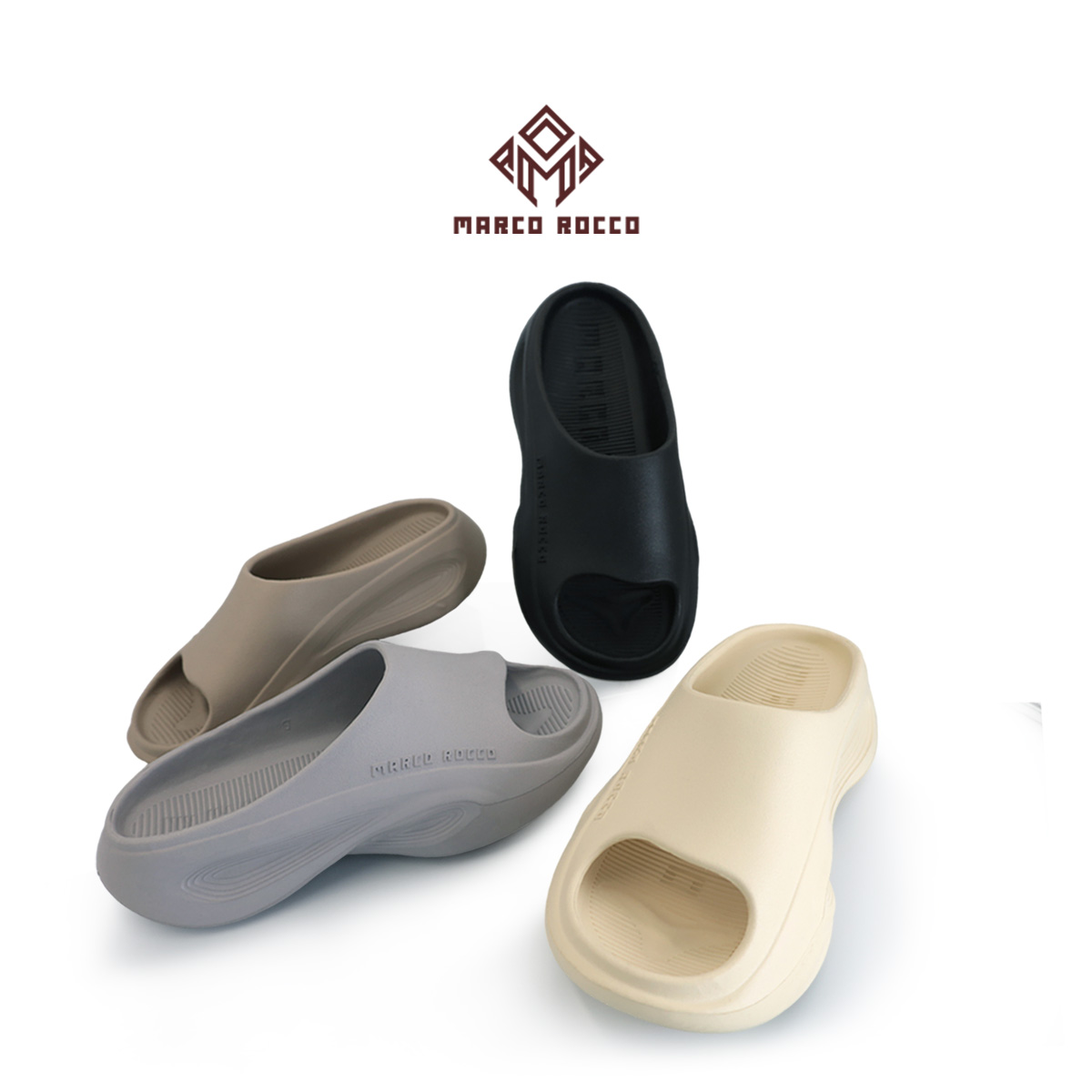 Marco Rocco ผู้หญิง รองเท้าแตะหัวโตใส่สบาย, ลําลอง ทนต่อการสึกหรอ ...