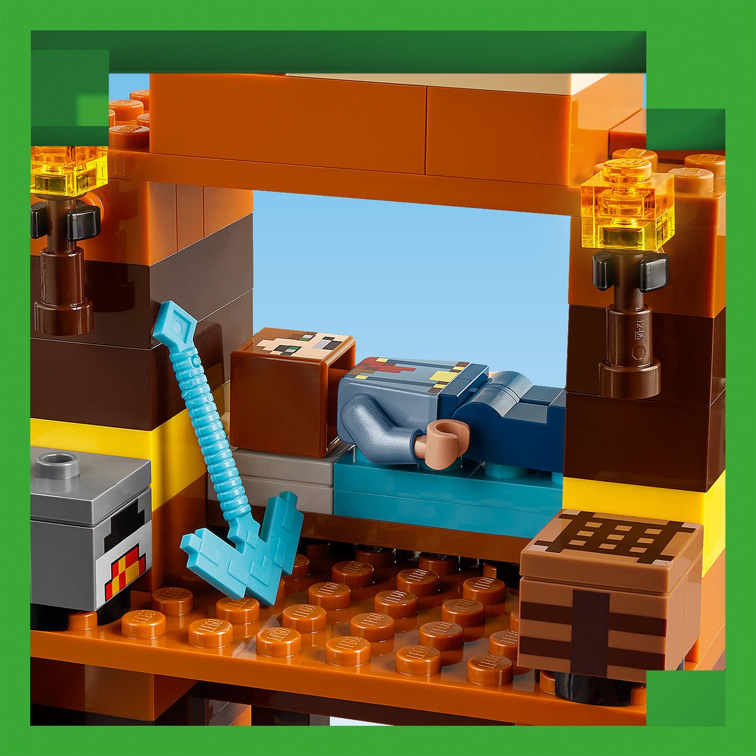 LEGO Minecraft 21263 The Badlands Mineshaft (538 Pieces) | Shopee Thailand